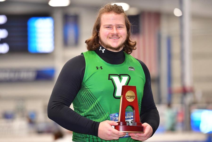 Andrew Mott Named the MAC Field Athlete of the Week